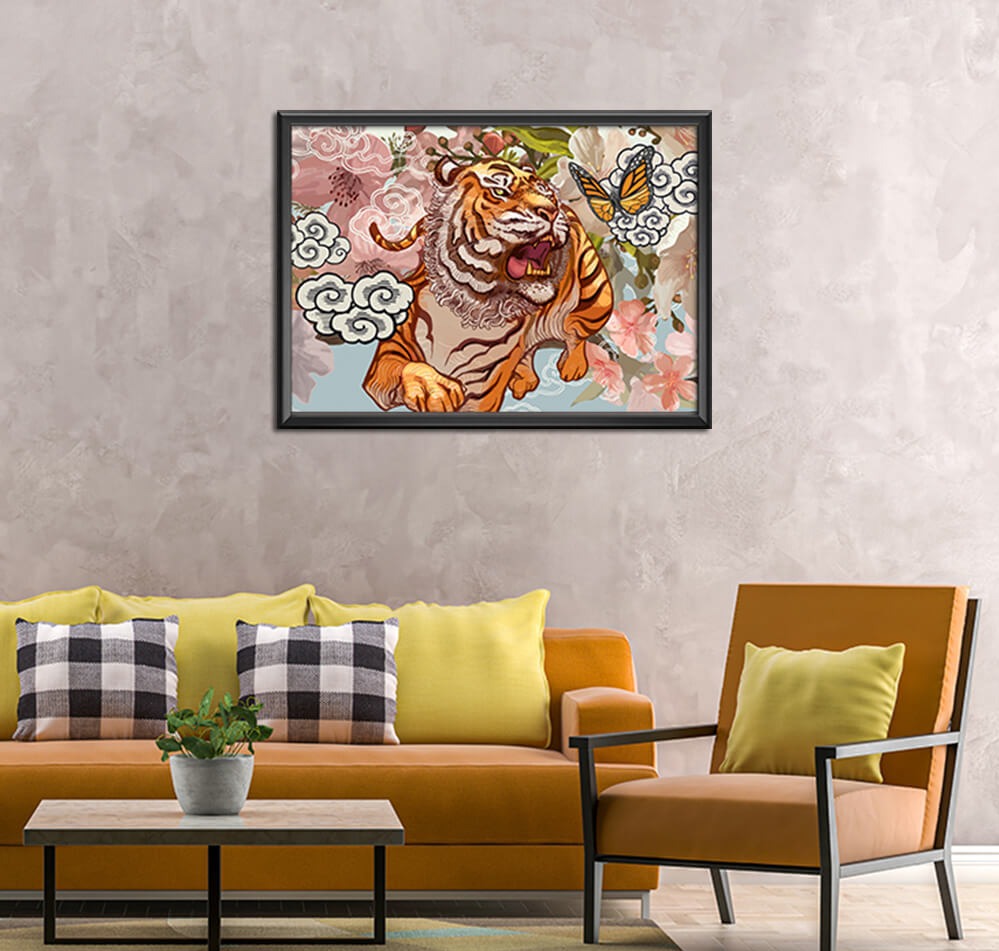 Floral Wallframe – Banner Bazaar